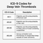 The Complete Guide to ICD-9 Codes for Deep Vein Thrombosis (DVT) - wmwtl