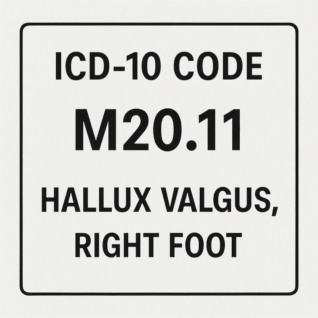 The Complete Guide to the ICD-10 Code for Hallux Valgus Right Foot - wmwtl