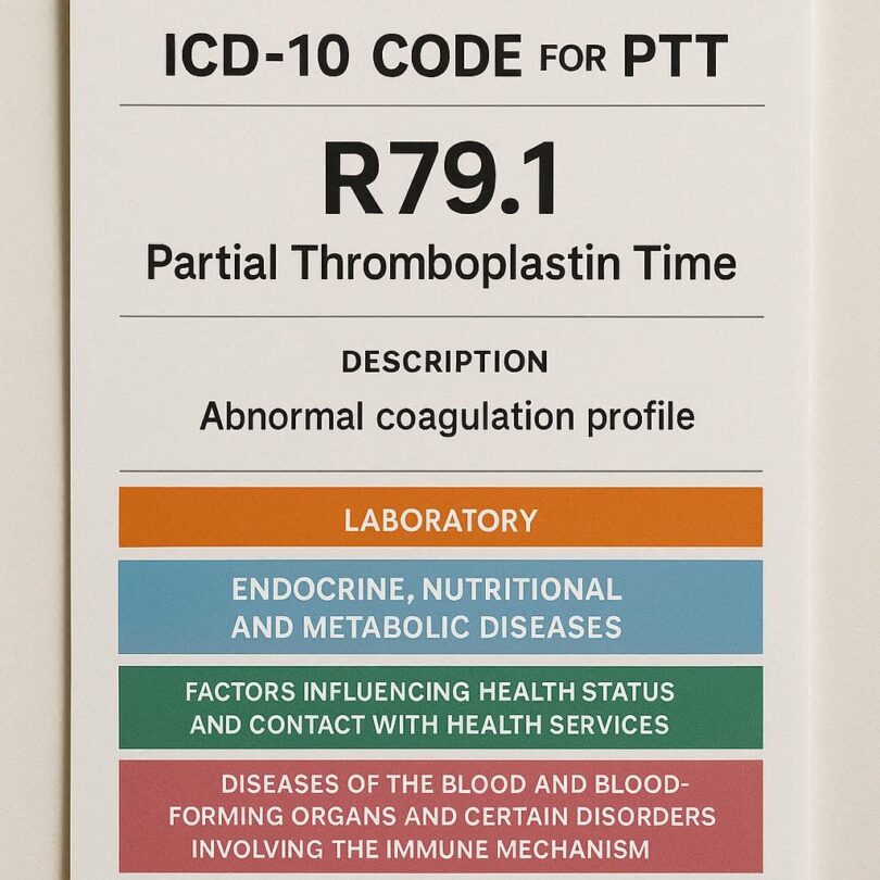 ICD-10 Code for PTT: A Complete Guide for Healthcare Professionals - wmwtl