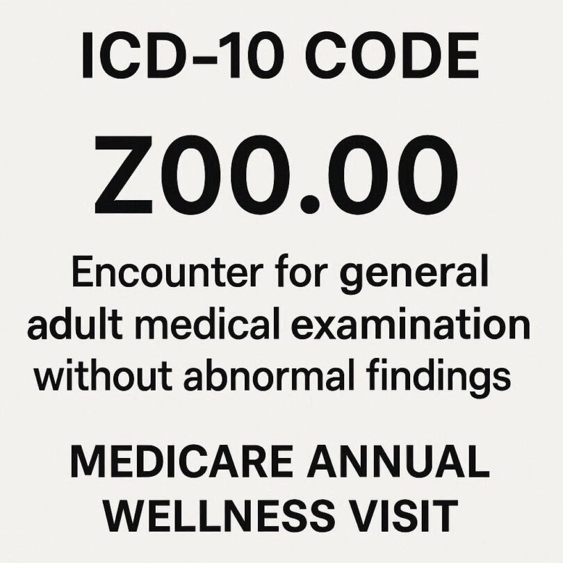 Decoding the ICD-10 Code for the Medicare Annual Wellness Visit - wmwtl
