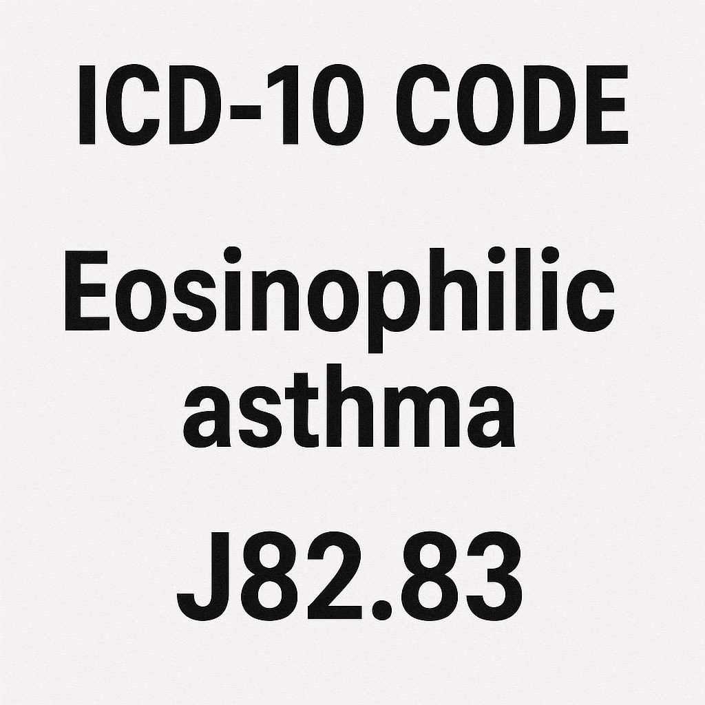 icd 10 code for eosinophilic asthma - wmwtl