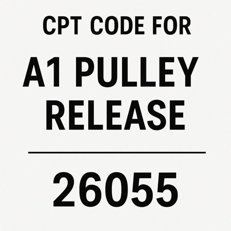 The Essential Guide to the CPT Code for A1 Pulley Release (Trigger ...