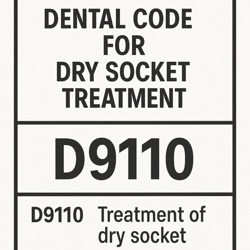 Decoding the Dental Code for Dry Socket Treatment - wmwtl