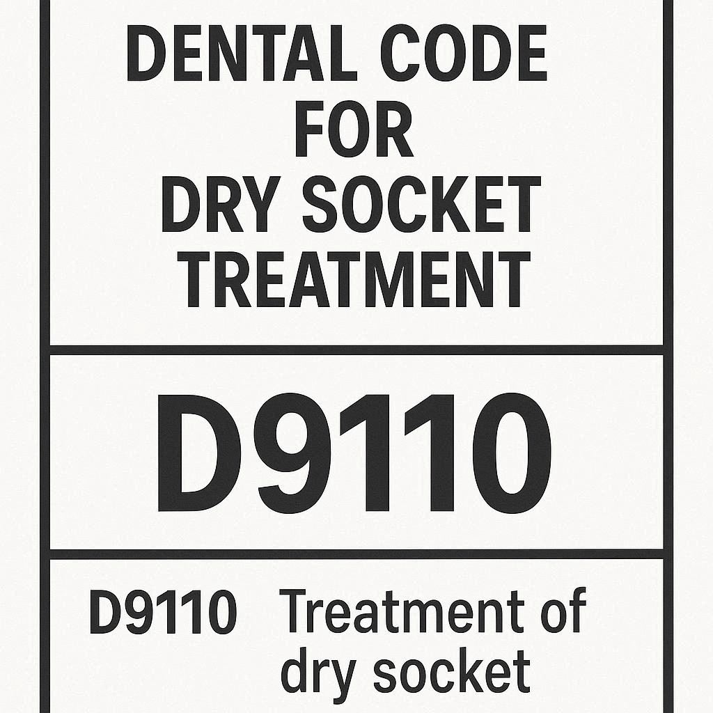 Decoding the Dental Code for Dry Socket Treatment - wmwtl