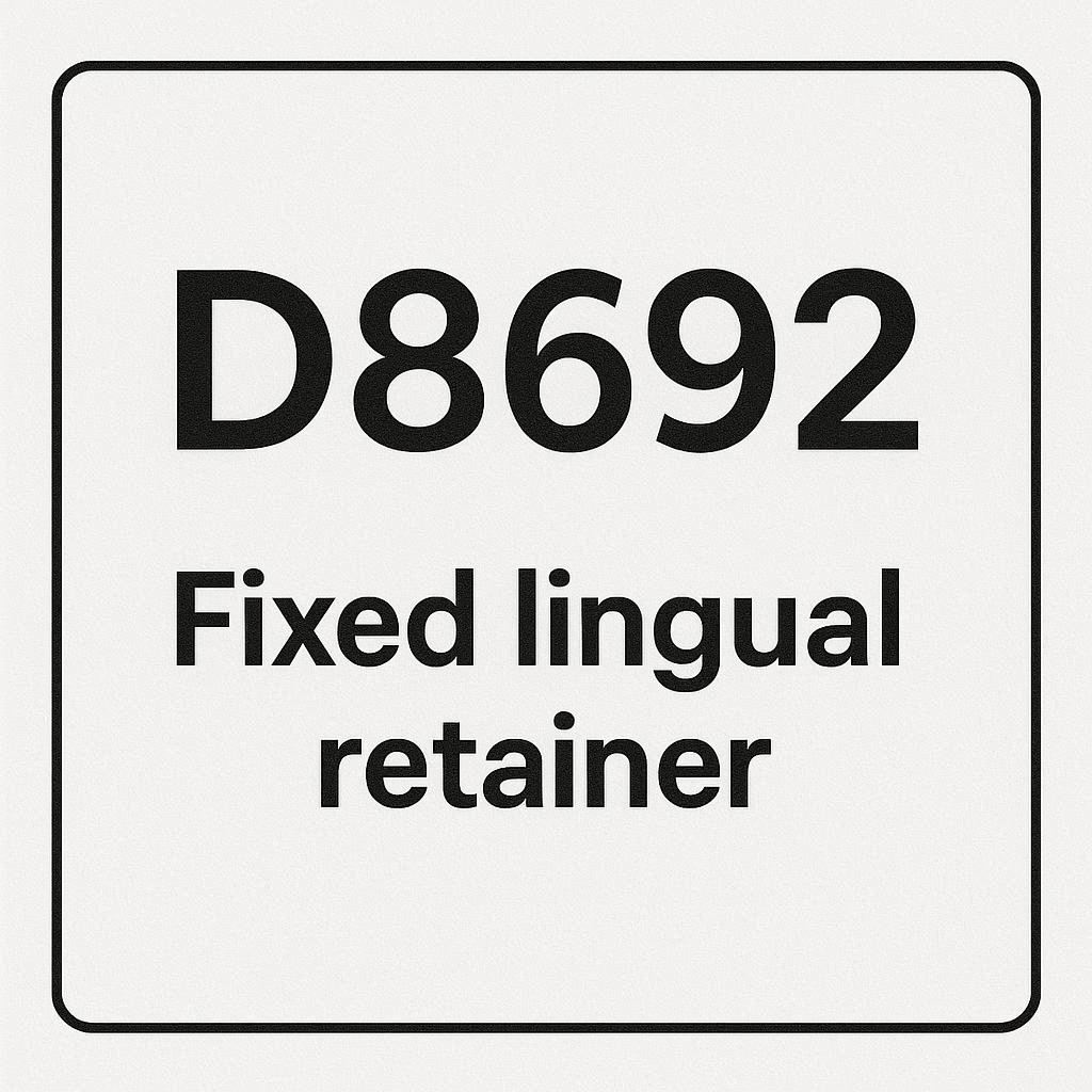 Decoding the Dental Code for Fixed Lingual Retainer - wmwtl