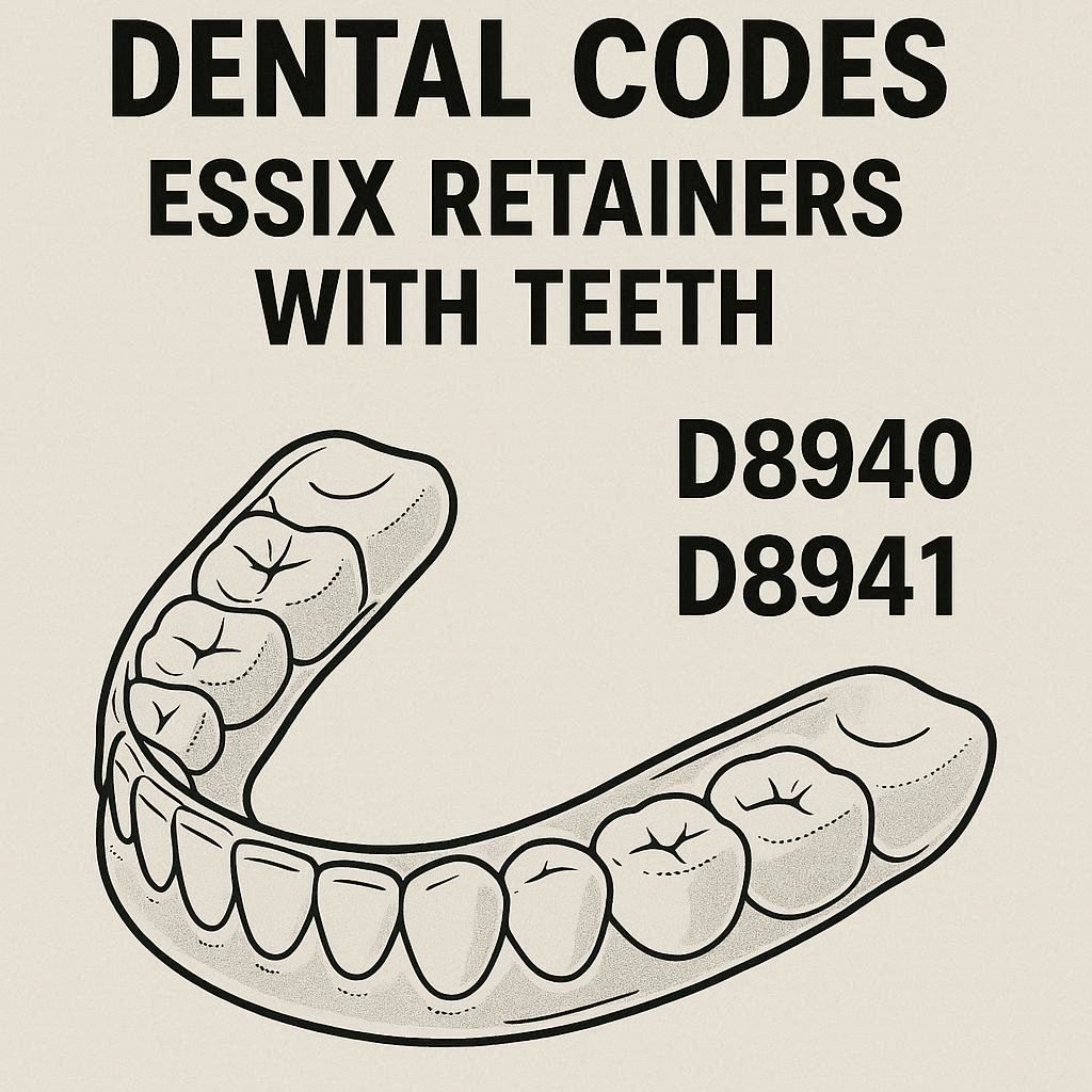 Dental Codes for Essix Retainers with Teeth - wmwtl