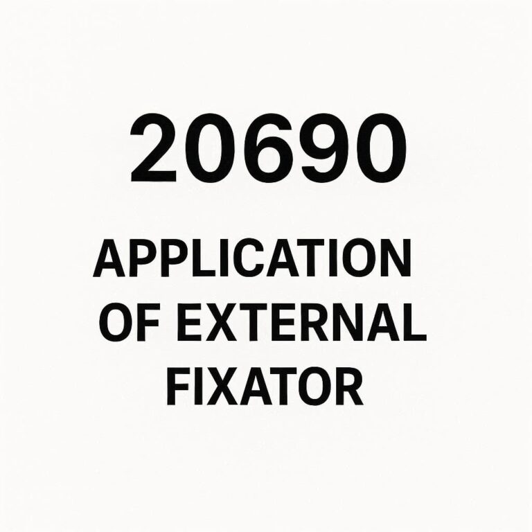 CPT Code for Application of External Fixator - wmwtl