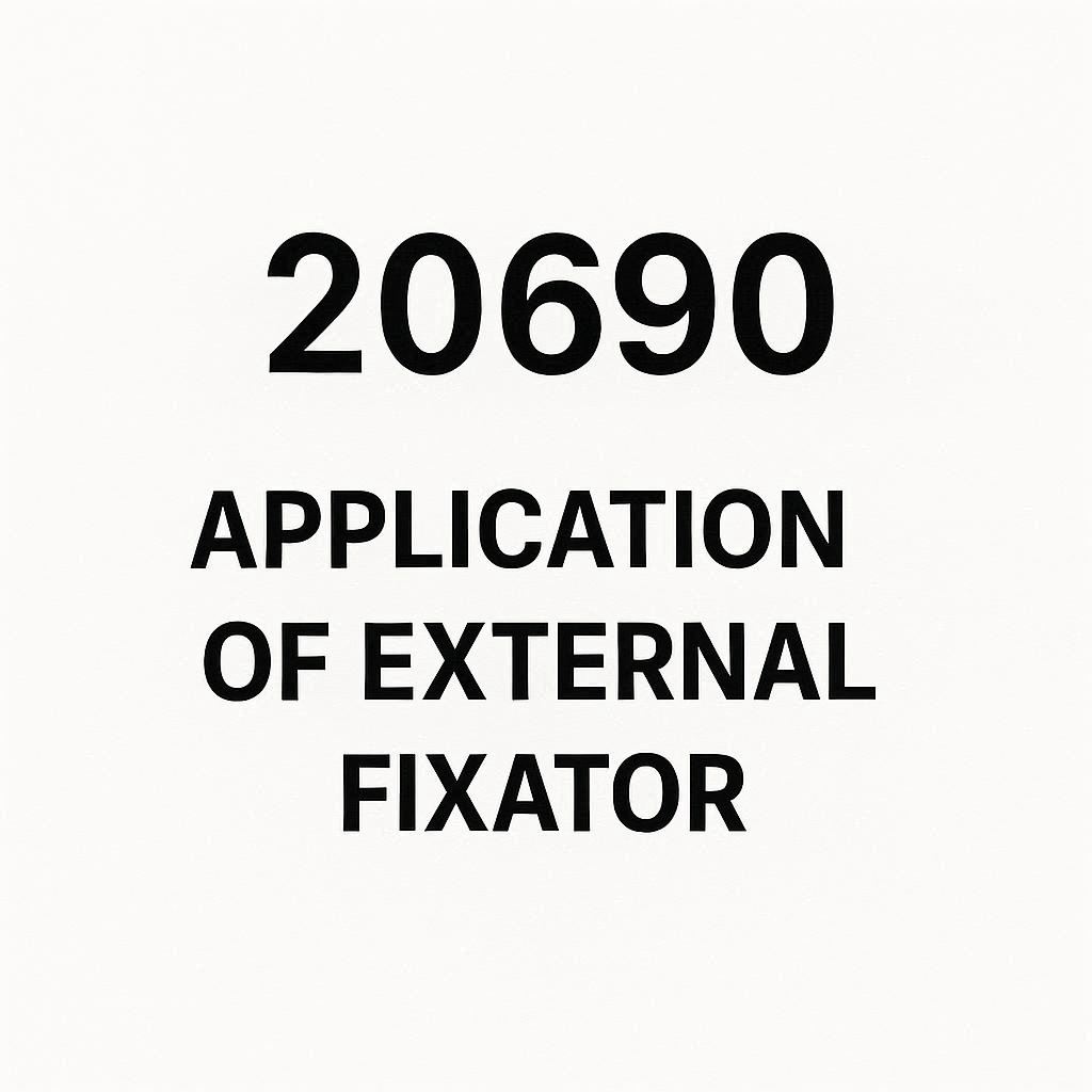 CPT Code for Application of External Fixator - wmwtl