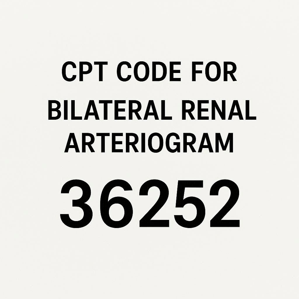 CPT Code for Bilateral Renal Arteriogram: A Complete Billing Guide - wmwtl