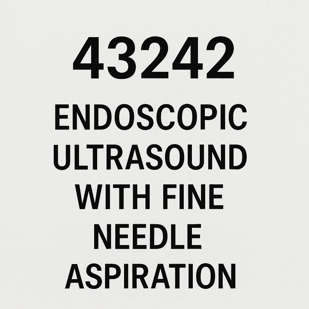CPT Code for Endoscopic Ultrasound with Fine Needle Aspiration - wmwtl
