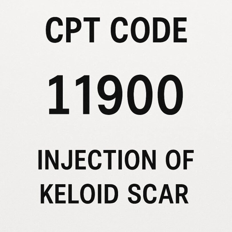 CPT Code for Injection of Keloid Scar - wmwtl