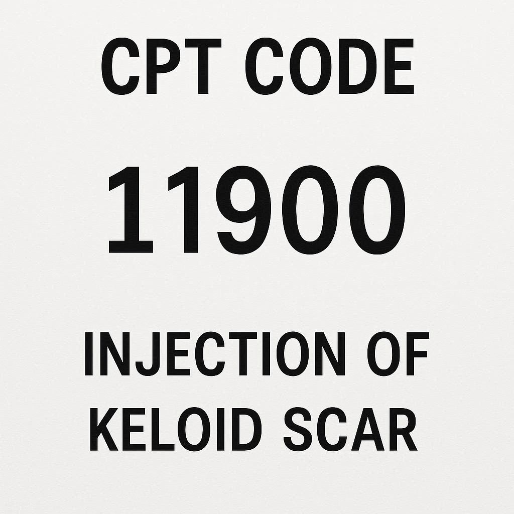 CPT Code for Injection of Keloid Scar - wmwtl