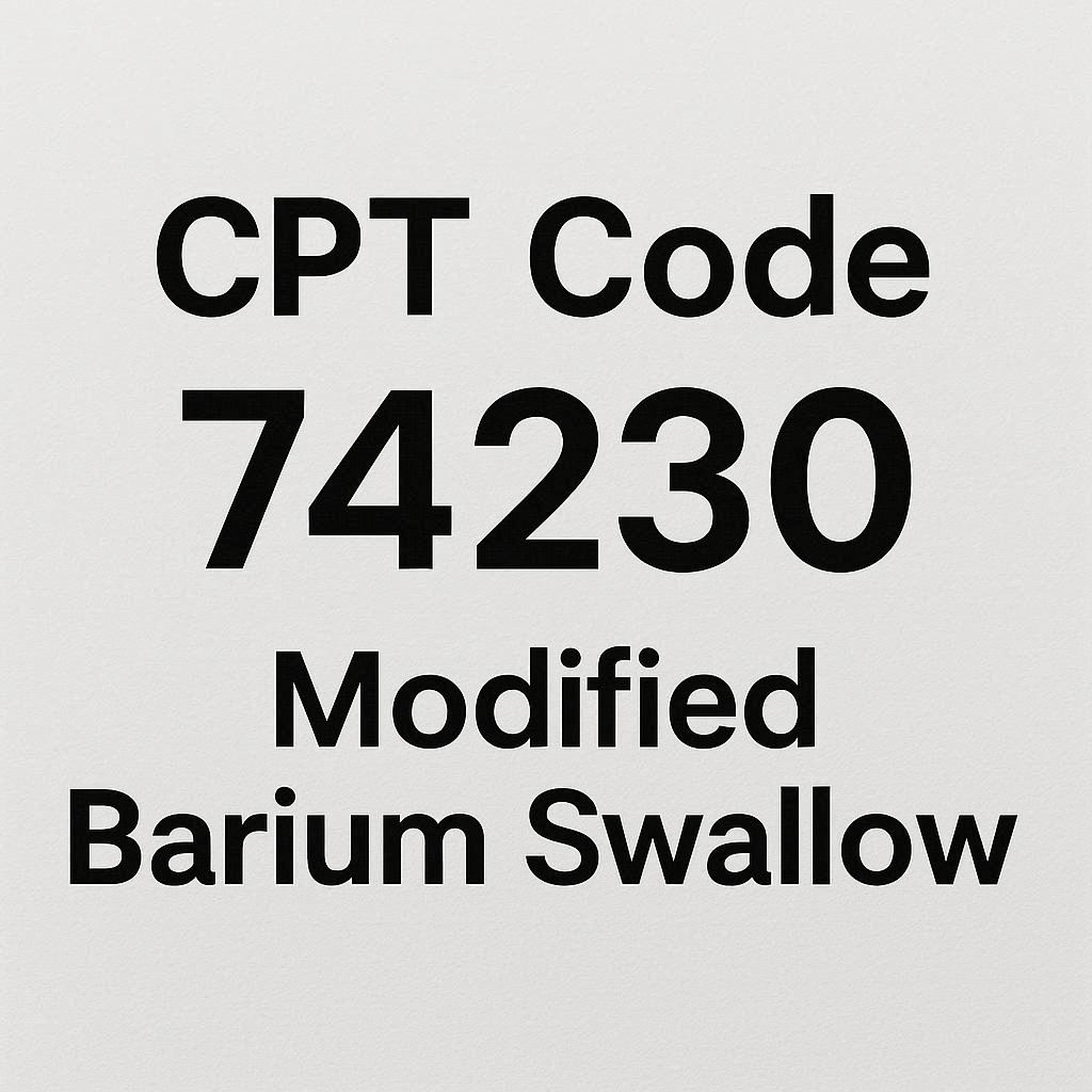 CPT Code for Modified Barium Swallow - wmwtl