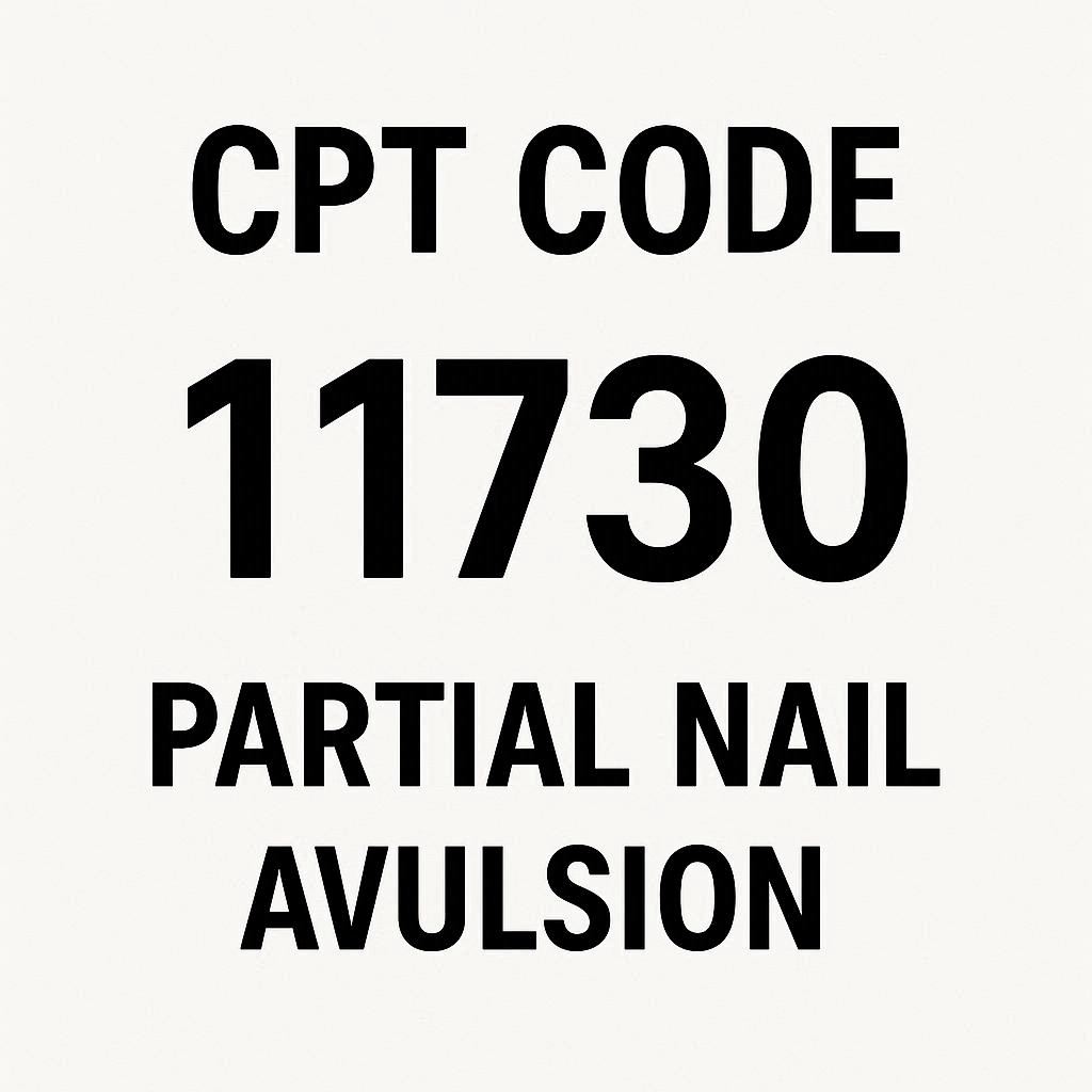 CPT Code for Partial Nail Avulsion - wmwtl