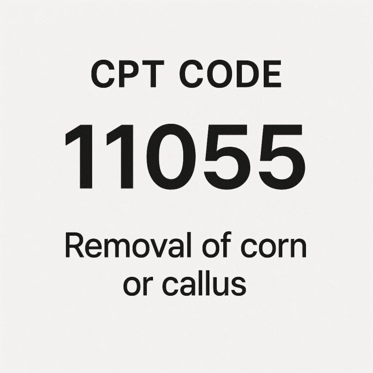 CPT Code for Removal of Corn or Callus - wmwtl