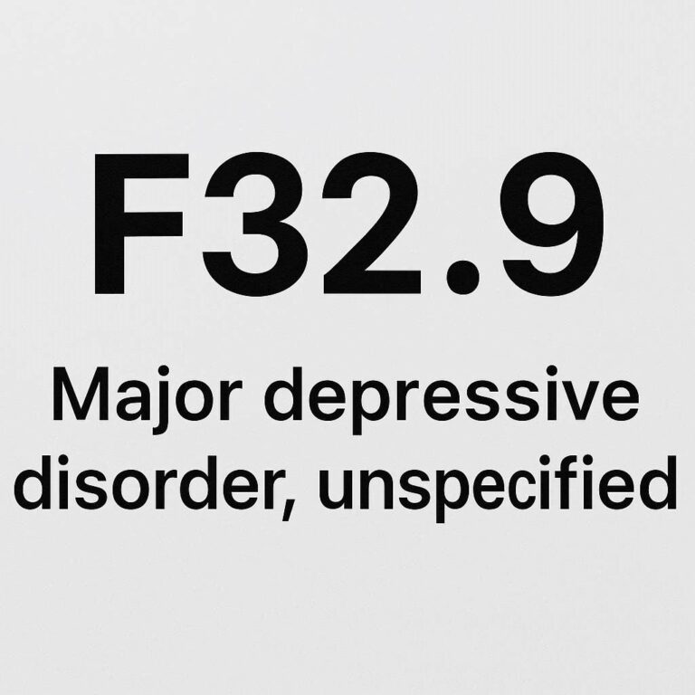 Major Depressive Disorder Unspecified ICD 10 Code - wmwtl